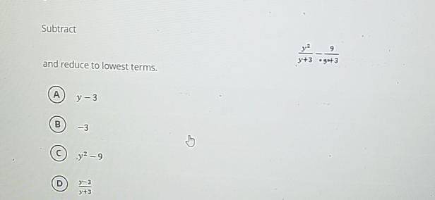 Solved Subtractand reduce to lowest | Chegg.com
