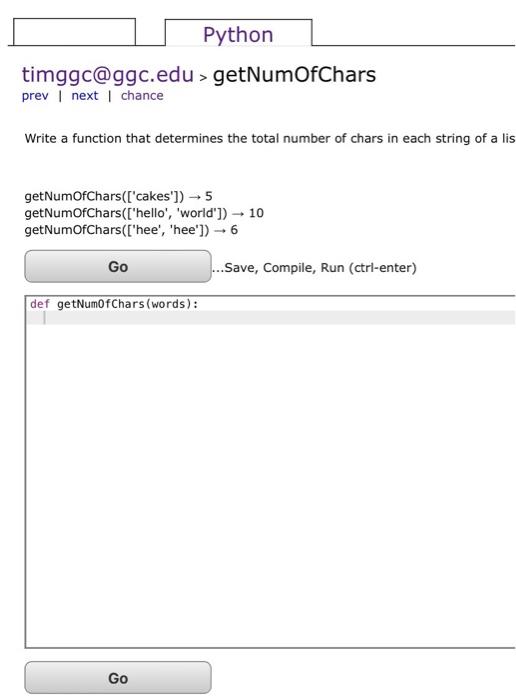 Solved Pythonwrite A Function That Determines The Total
