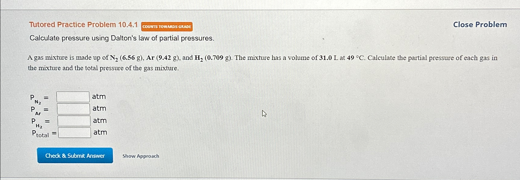 Solved Tutored Practice Problem 10.4.1Close ProblemCalculate | Chegg.com Solved Tutored Practice Problem 10.4.1Close ProblemCalculate | Chegg.com