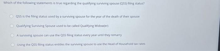 Solved Which of the following statements is true regarding | Chegg.com