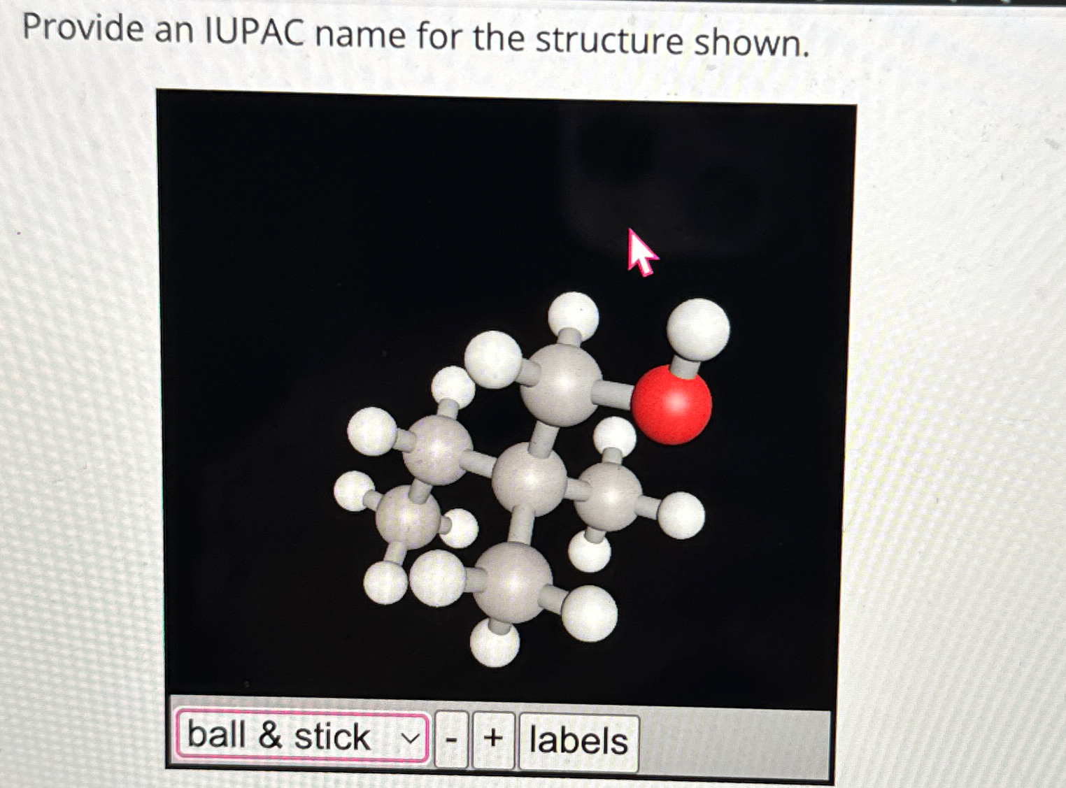 Solved Provide an IUPAC name for the structure shown | Chegg.com