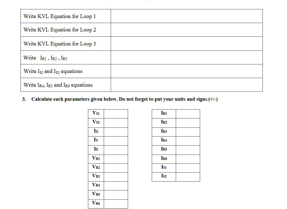 Calculate each parameters given below. Do not forget | Chegg.com