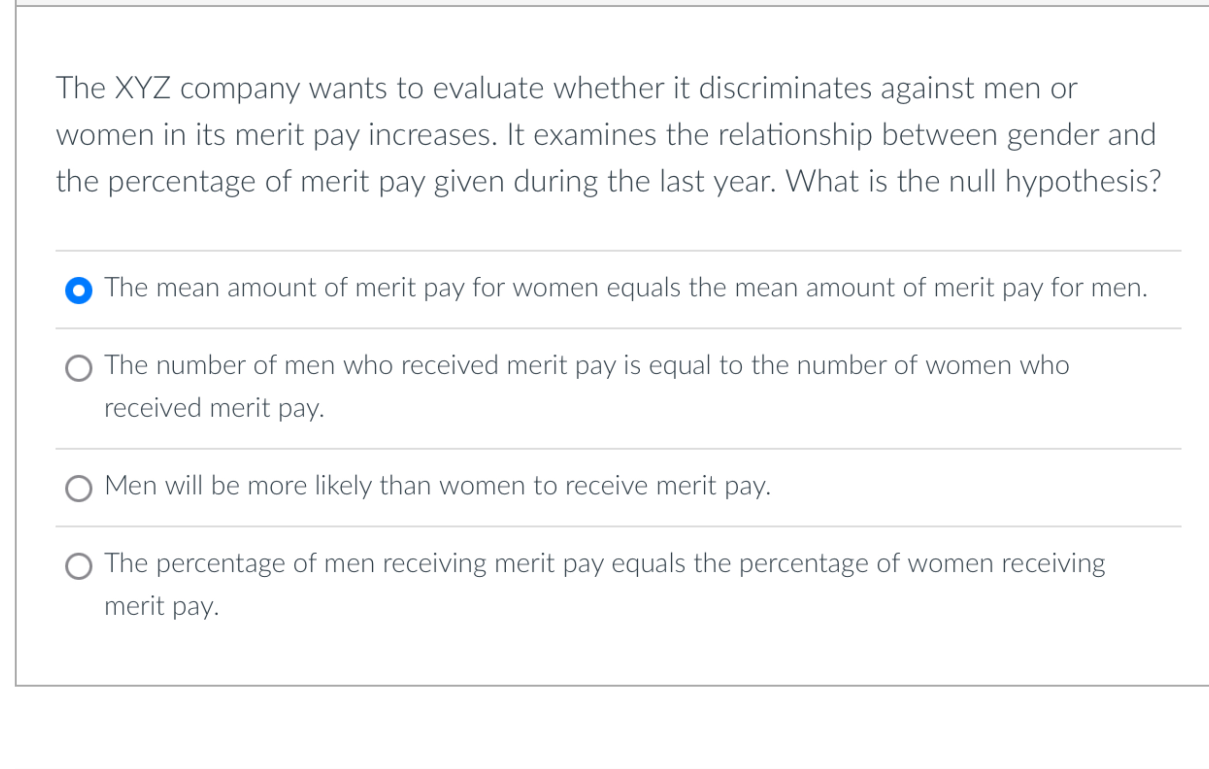 Solved The XYZ company wants to evaluate whether it | Chegg.com