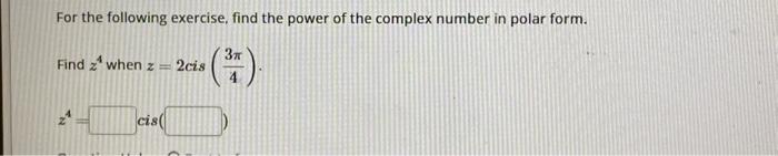 Solved For the following exercise, find the power of the | Chegg.com