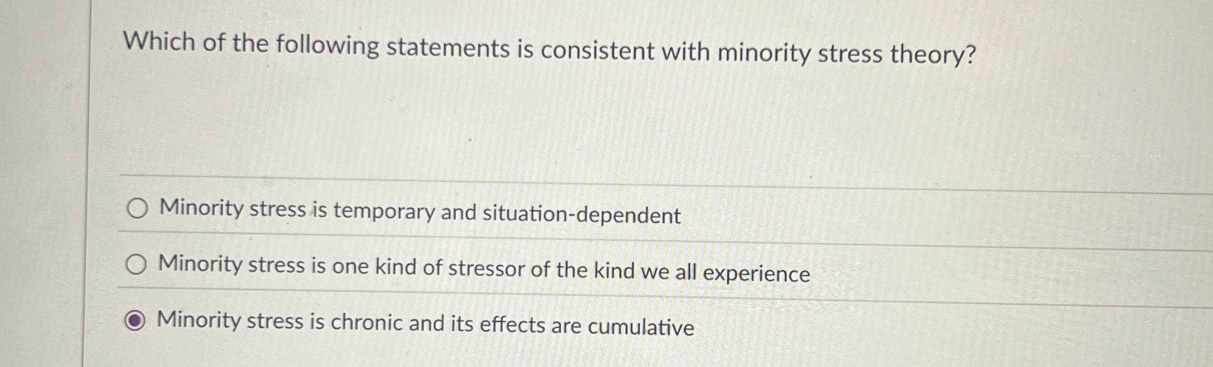 High Quality SOLUTION Which of the following statements is consistent with | Chegg.com