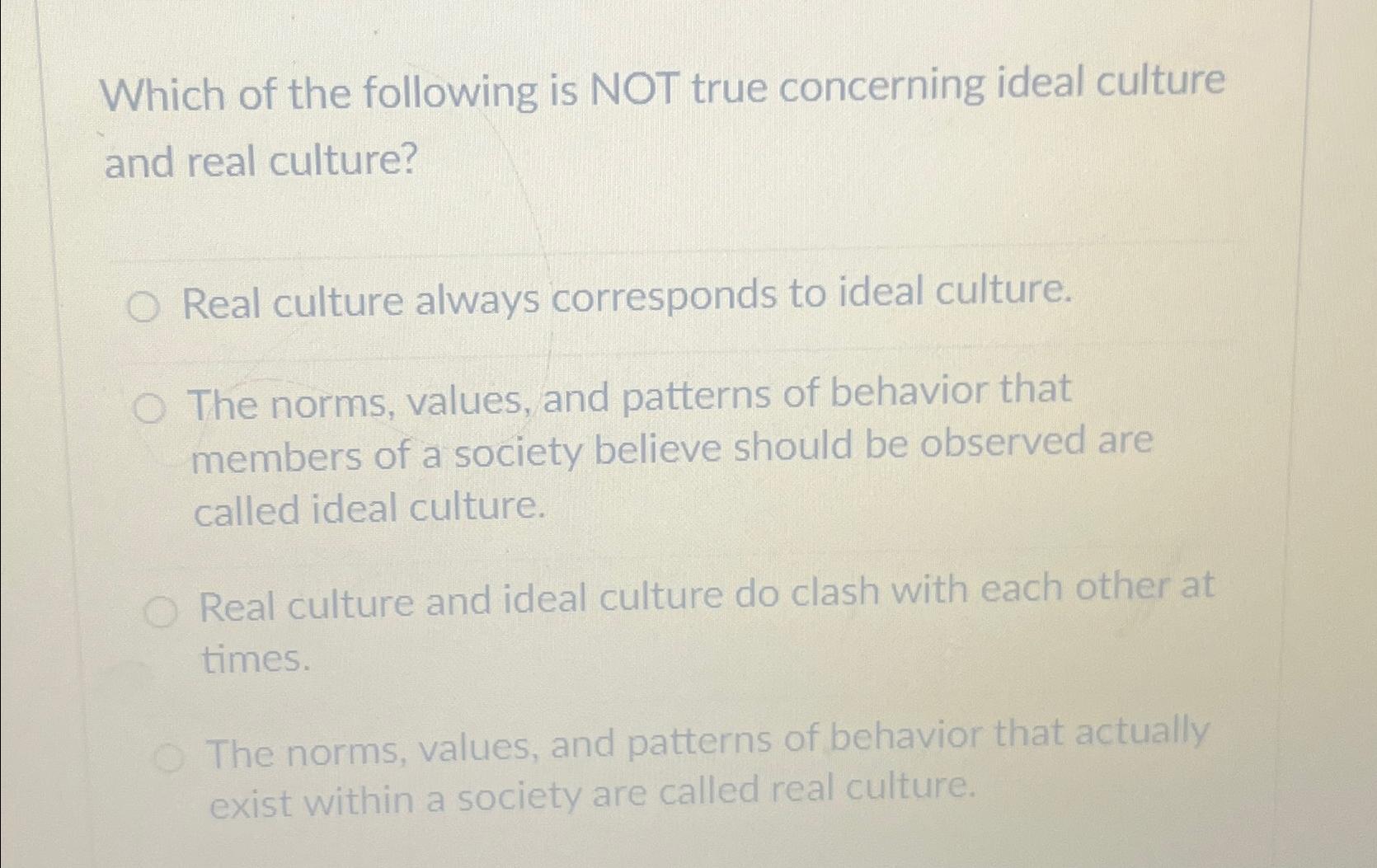 Solved Which of the following is NOT true concerning ideal | Chegg.com