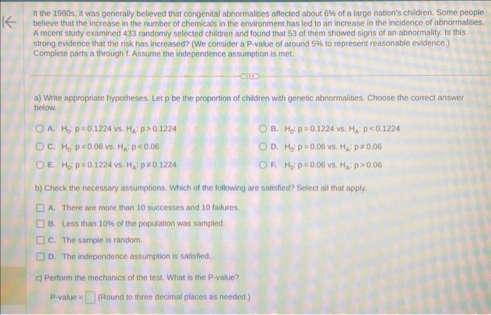 Solved It the 1980 s, it was generally believed that | Chegg.com