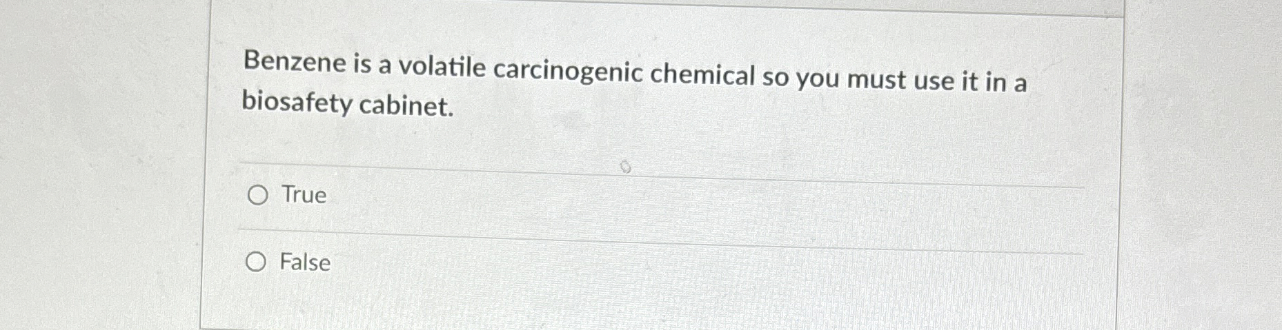 Solved Benzene is a volatile carcinogenic chemical so you | Chegg.com