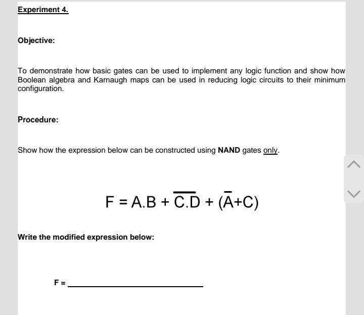 Solved To demonstrate how basic gates can be used to | Chegg.com