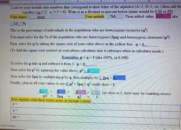 Solved 3. Convert your initials into members that correspond | Chegg.com