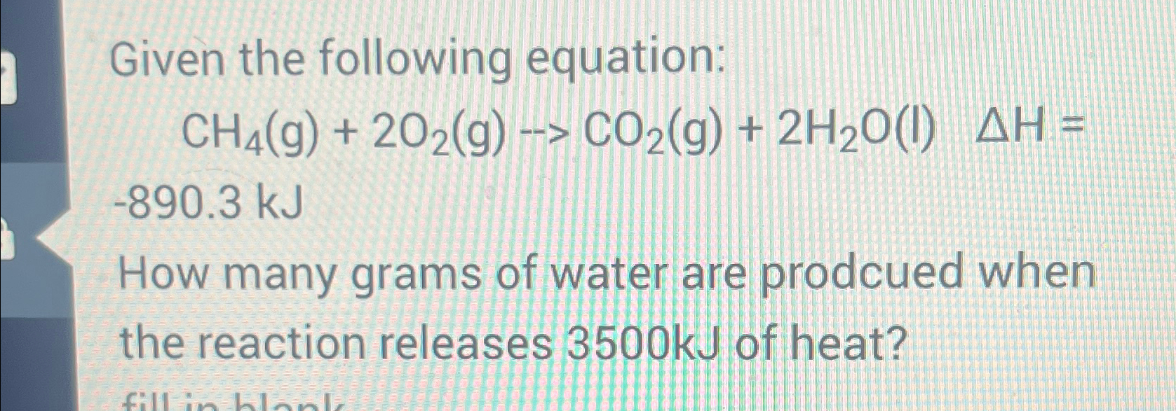 Solved Given the following | Chegg.com
