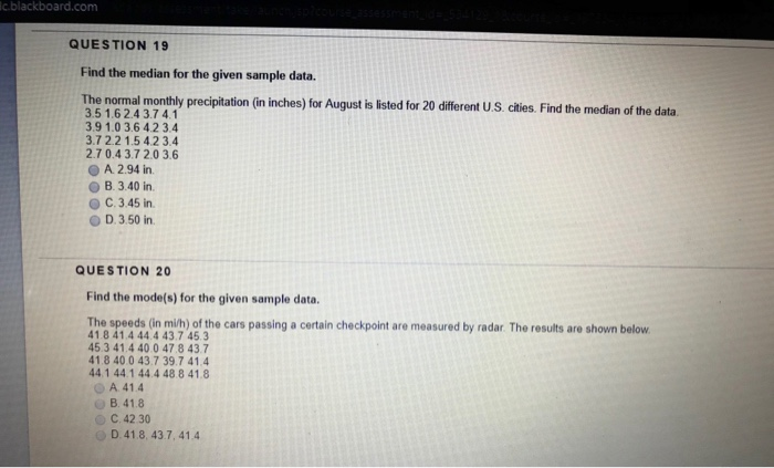 Solved QUESTION 12 Find the mean of the data summarized in | Chegg.com