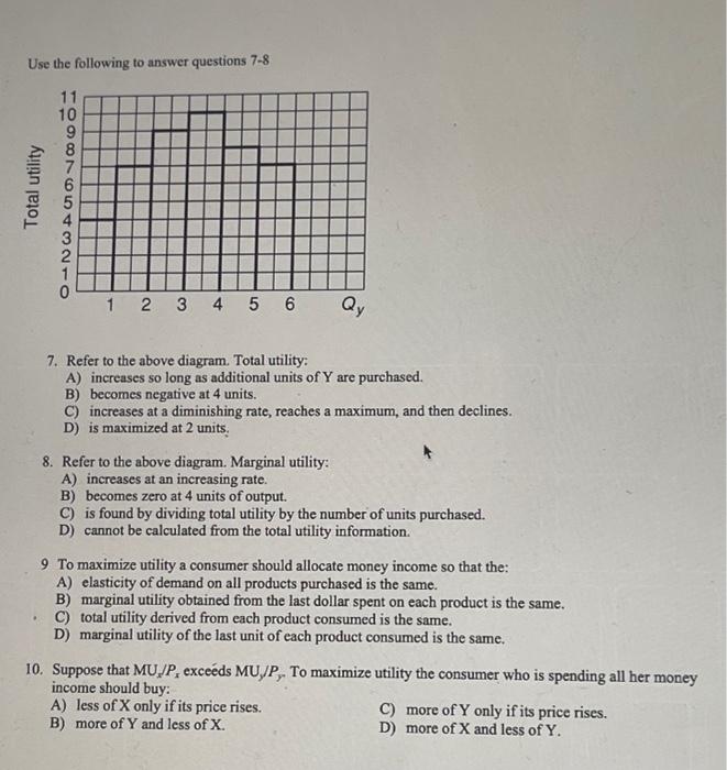 Solved Use the following to answer questions 7−8 7. Refer to | Chegg.com