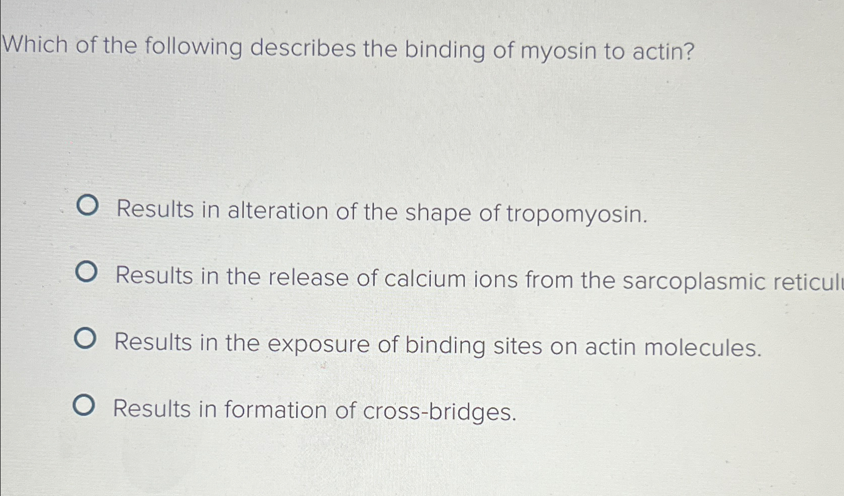 Solved Which of the following describes the binding of | Chegg.com