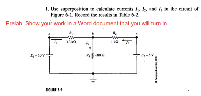Solved Use superposition to calculate currents I1,I2, ﻿and | Chegg.com