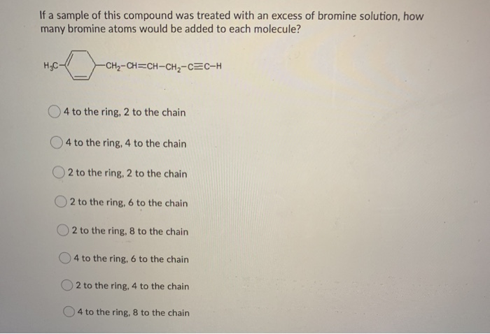 Solved If a sample of this compound was treated with an | Chegg.com