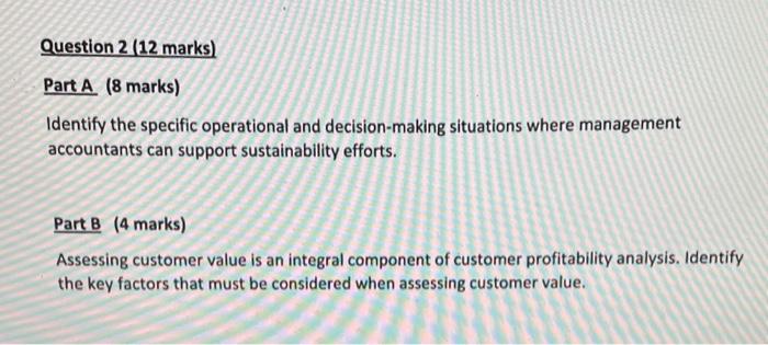 Solved Part A ( 8 marks) Identify the specific operational | Chegg.com