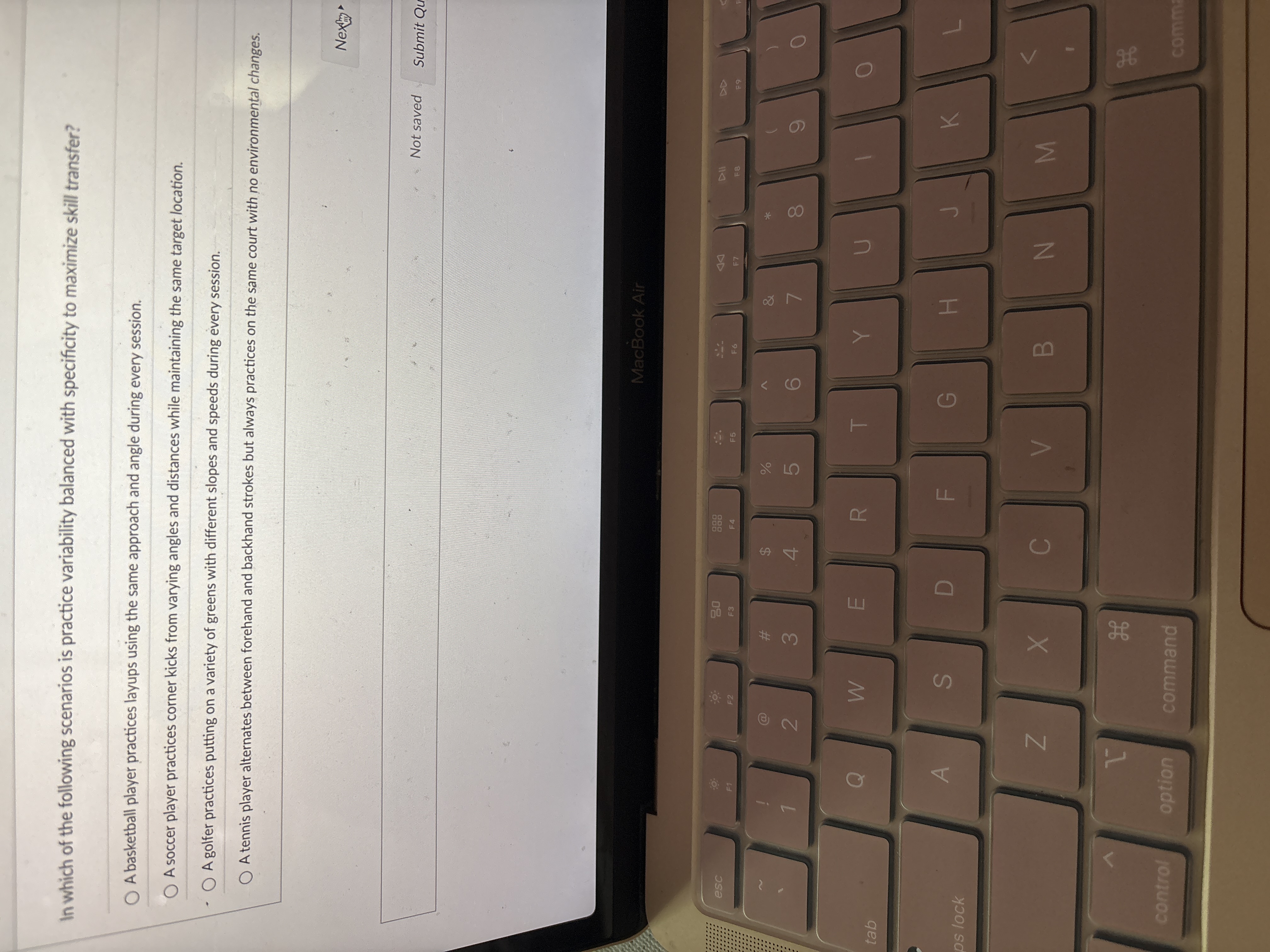 Solved In which of the following scenarios is practice | Chegg.com