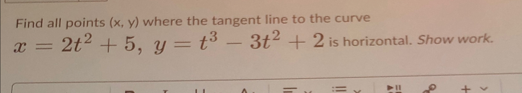 Solved Find all points (x,y) ﻿where the tangent line to the | Chegg.com