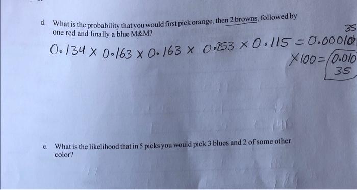 Solved how can I do the question number 2 where the observed | Chegg.com