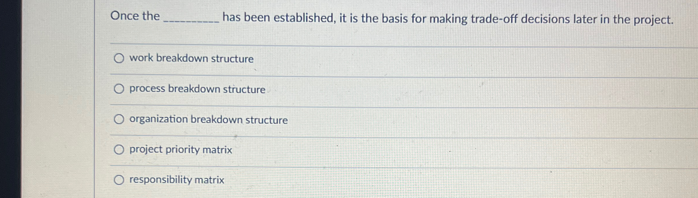 Solved Once the q, ﻿has been established, it is the basis | Chegg.com