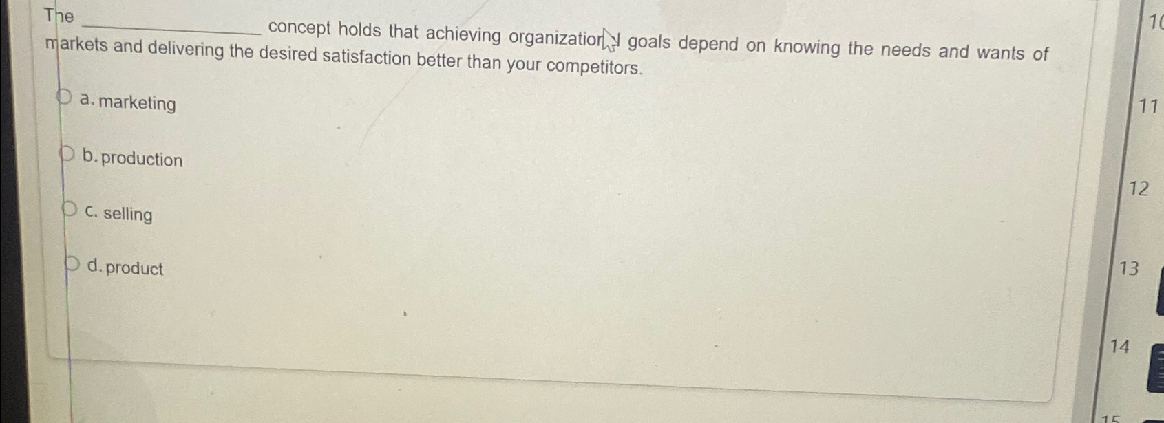 Solved The concept holds that achieving organizatior goals | Chegg.com