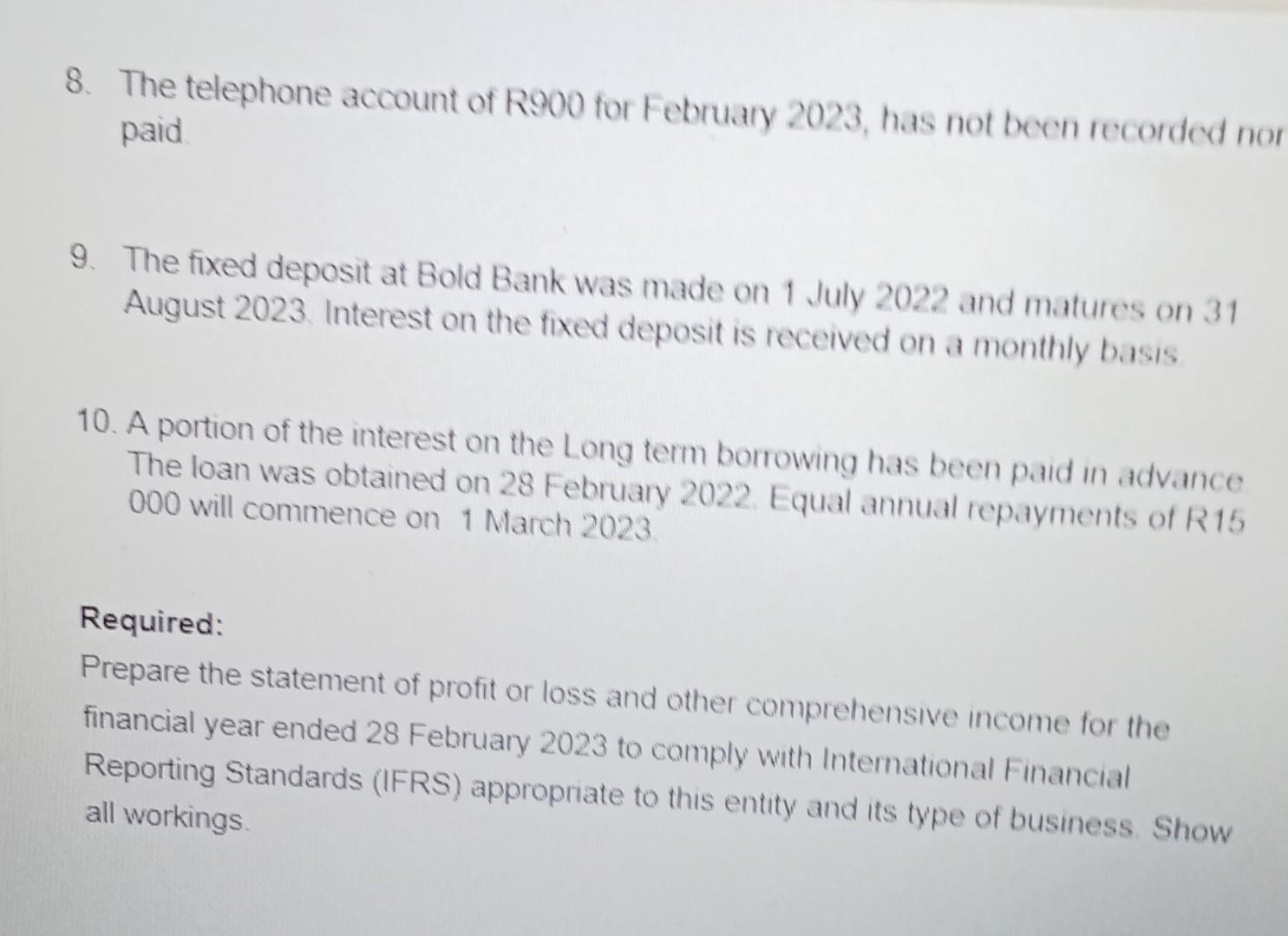 Solved Eric Ngidi the sole proprietor of a general dealer, | Chegg.com