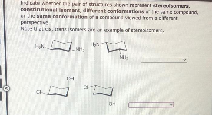 Solved Indicate whether the pair of structures shown | Chegg.com
