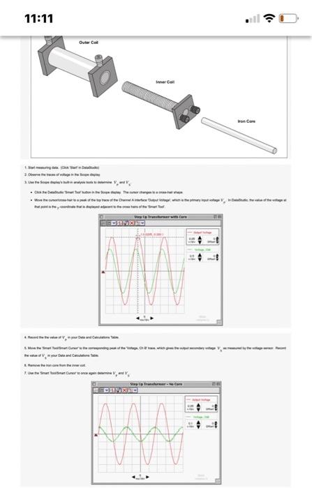 Solved EQUIPMENT NEEDED 1. Voltage Sensor (Cl-6503) 1 | Chegg.com