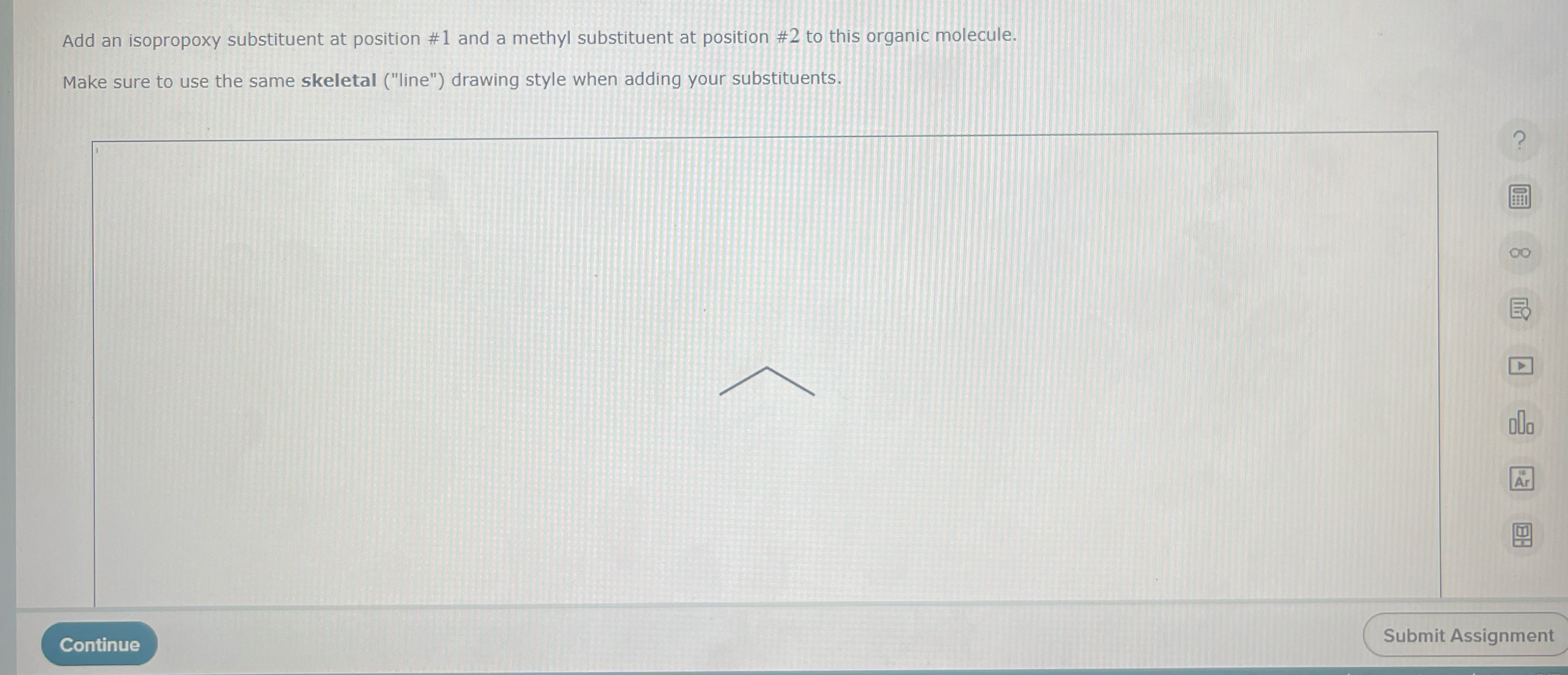 Solved Add an isopropoxy substituent at position #1 ﻿and a | Chegg.com