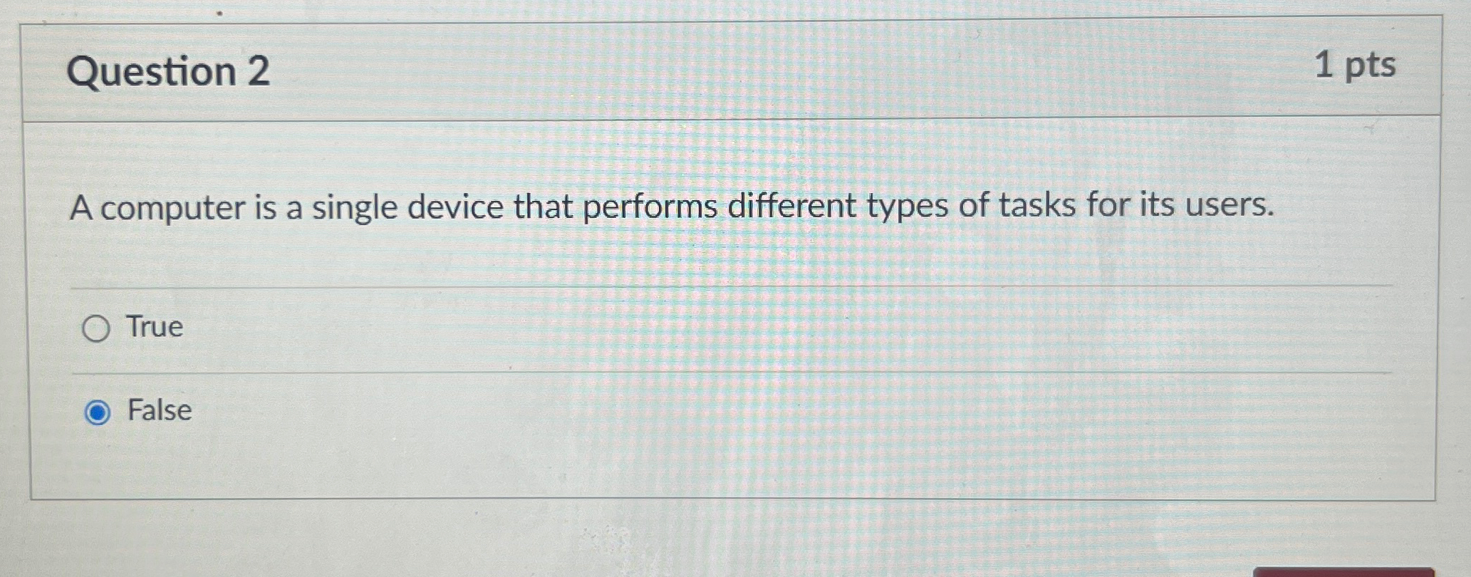 Solved Question 21 ﻿ptsA computer is a single device that | Chegg.com