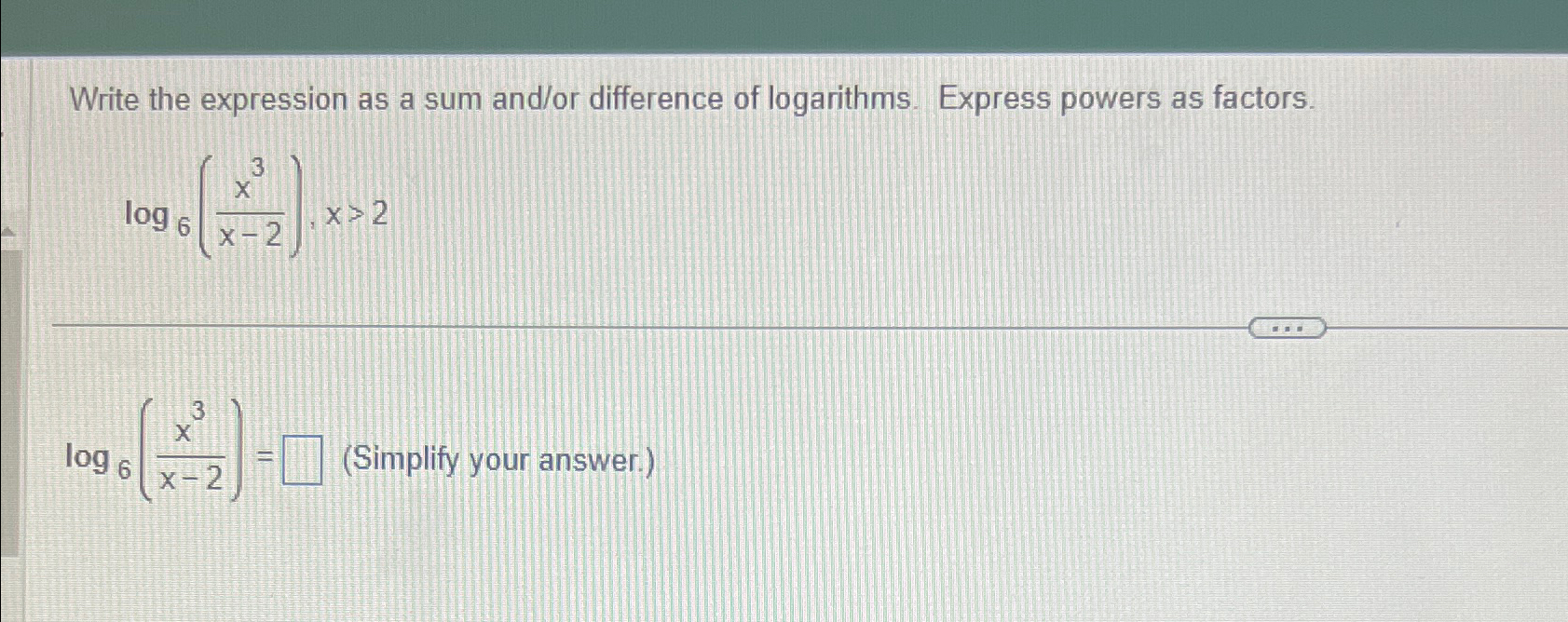 Solved Write the expression as a sum and/or difference of | Chegg.com