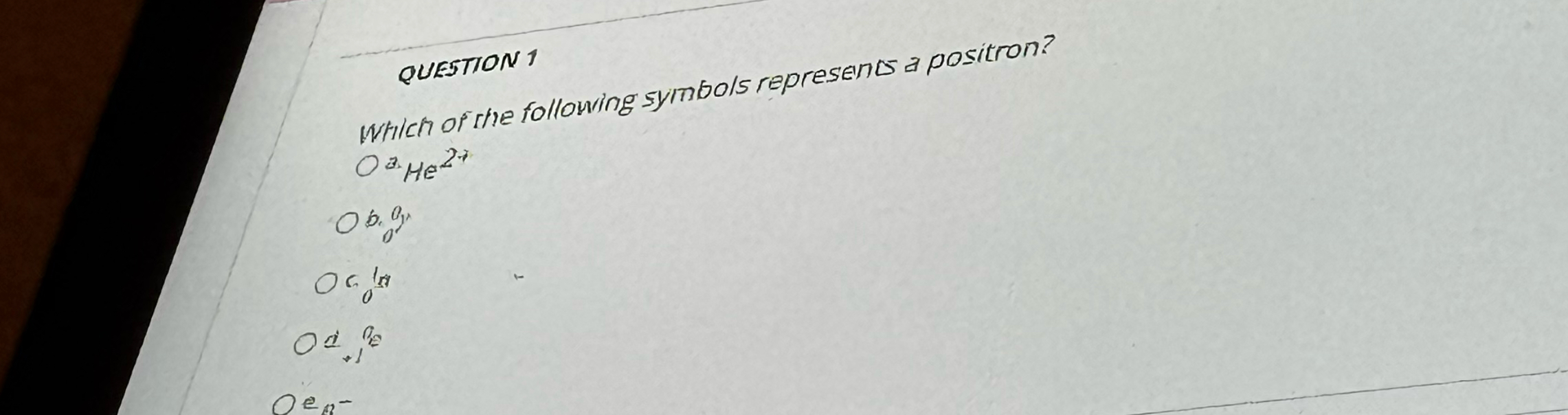 Solved QUESTION 1Which of the following symbols represents a | Chegg.com