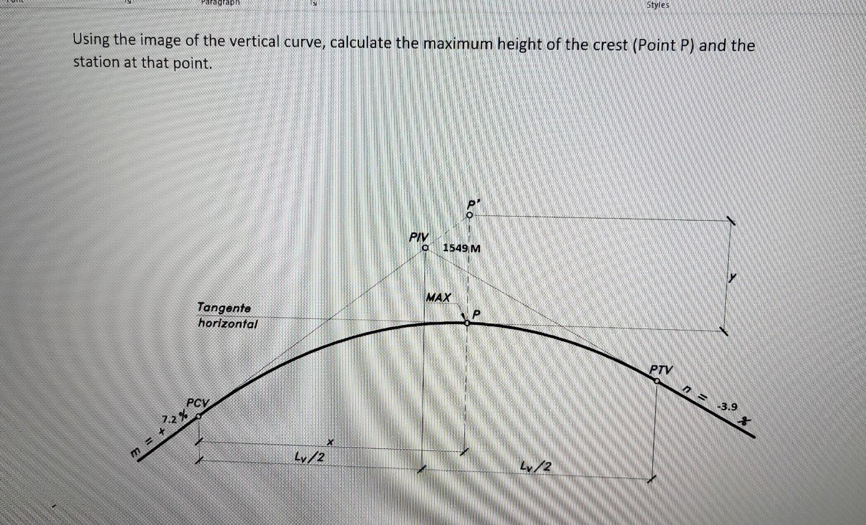 Solved please i need calculate máximo height of the crest | Chegg.com