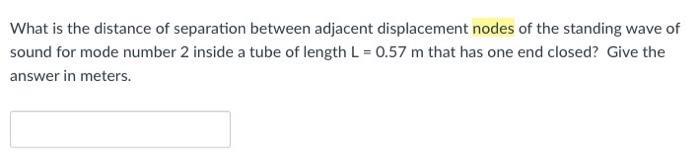 Solved What is the distance of separation between adjacent | Chegg.com