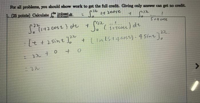 Solved the answe is 0. and they require 2 different methods | Chegg.com