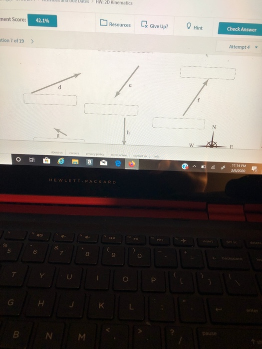 Solved Assignment Score: 42.1% Resources C Give Up? Hint | Chegg.com