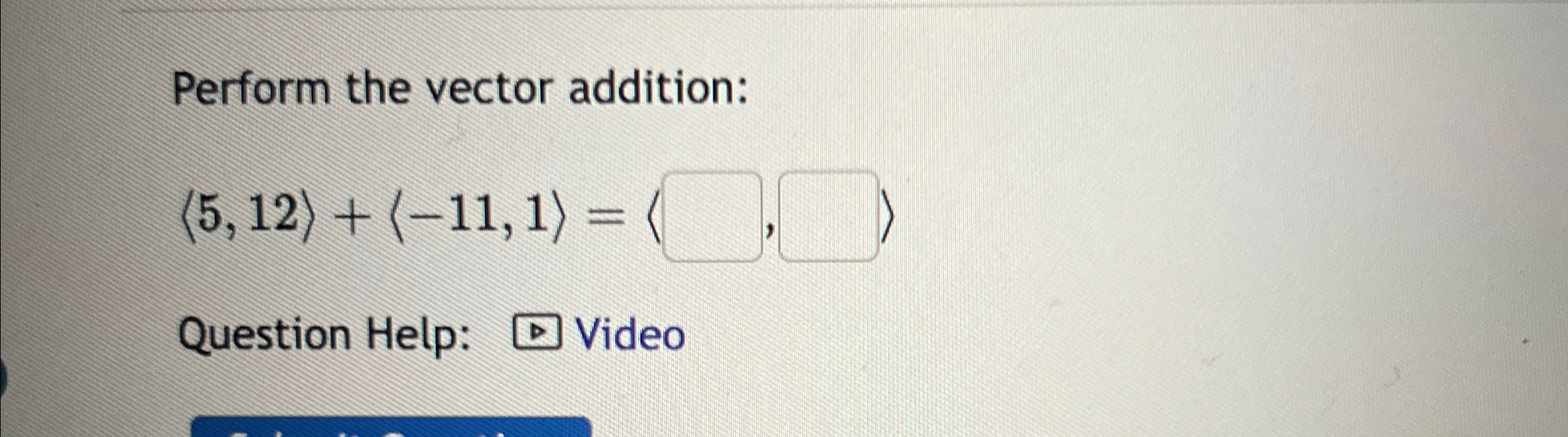 Solved Perform the vector | Chegg.com