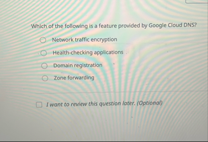 Solved Which of the following is a feature provided by | Chegg.com