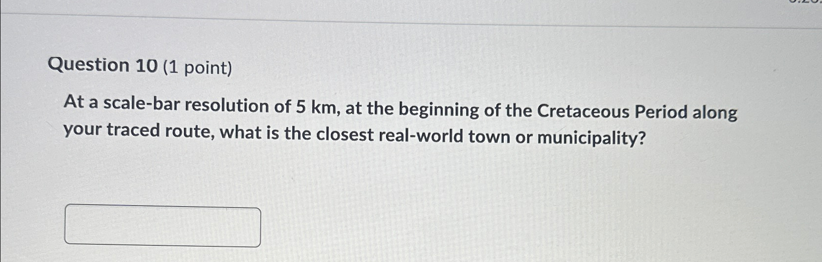 Solved Question 10 (1 ﻿point)At a scale-bar resolution of | Chegg.com