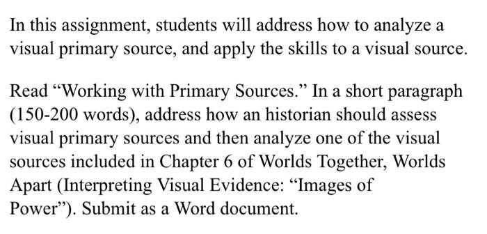 Solved In this assignment, students will address how to | Chegg.com