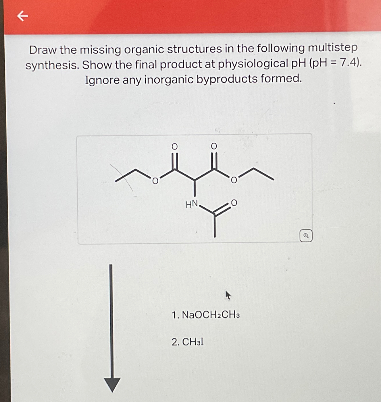 Solved Draw the missing organic structures in the following | Chegg.com