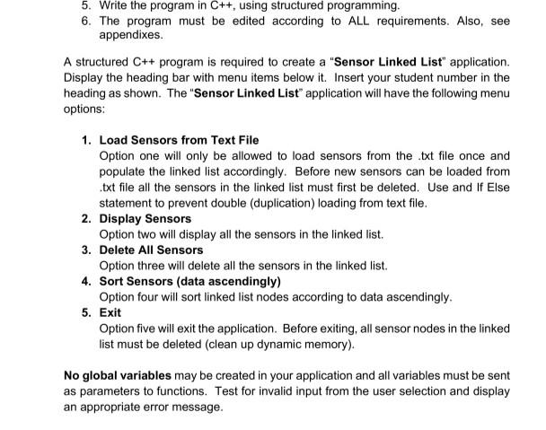 Solved 5. Write the program in C++, using structured | Chegg.com