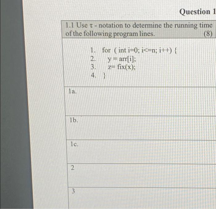 Question 1 1 a. 1b. 1c. 2 3 | Chegg.com