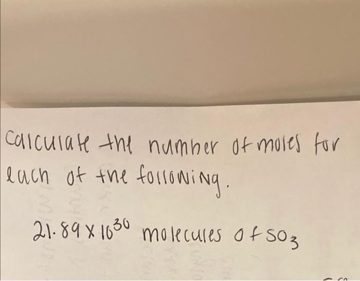 Solved Calculate the number of mores for each of the | Chegg.com