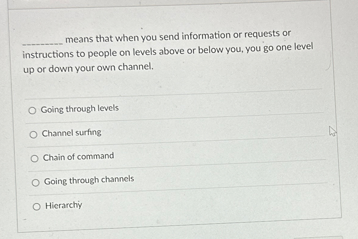 Solved means that when you send information or requests or | Chegg.com