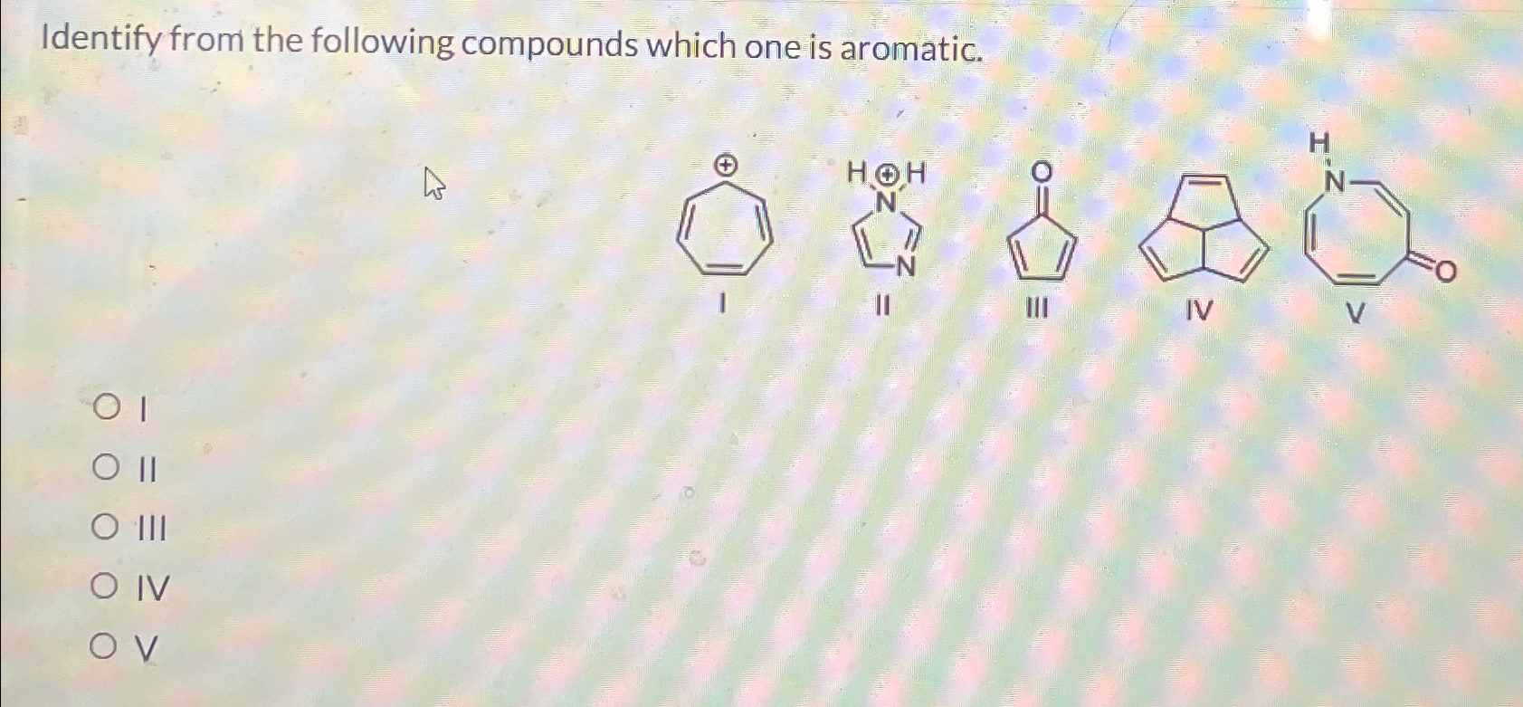 Solved Identify from the following compounds which one is | Chegg.com