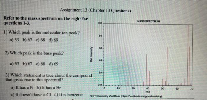 Solved Assignment 13 (Chapter 13 Questions) Refer to the | Chegg.com