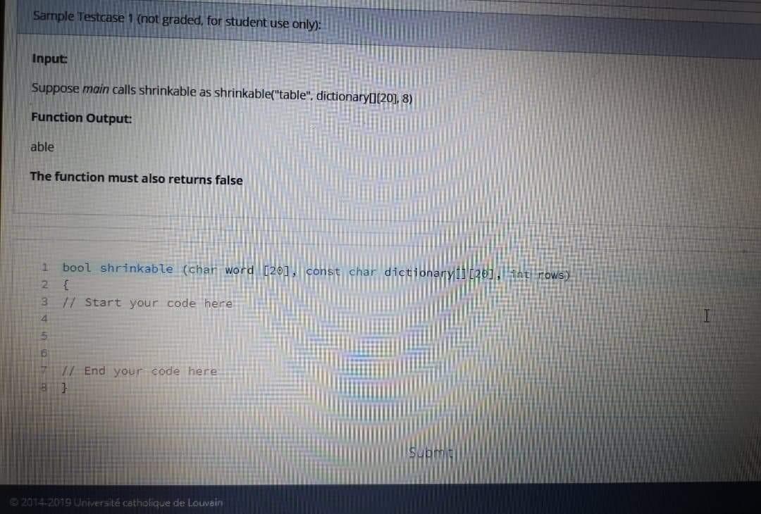 Solved Assignment 4 A Shrinking Words C Strings And 2d 2306