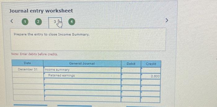 Solved Journal entry worksheet